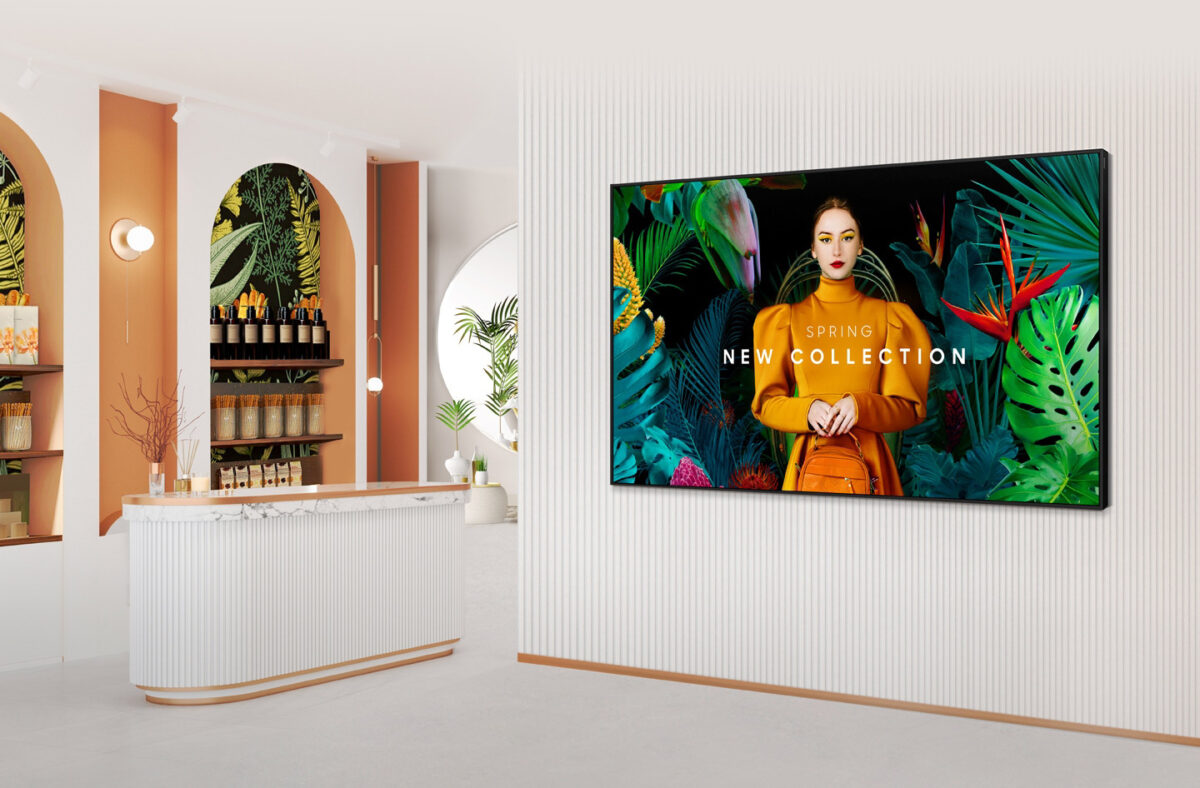 Samsung QM75C 75” 4K UHD Signage Monitor